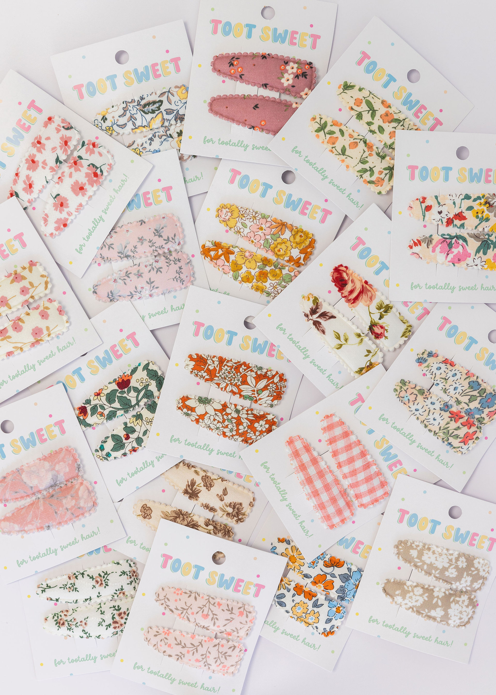 Toot Sweet Liberty Print Hair Clips | Kids Hair Accessories – Little ...